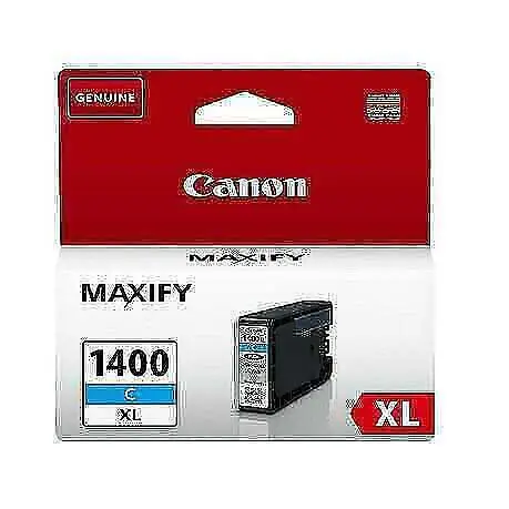 Canon PGI-1400XL Cyan Ink Cartridge with Max Page Yield