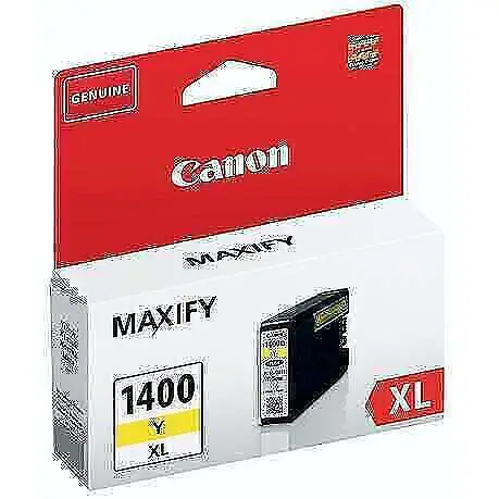Canon PGI-1400XL Yellow Ink Cartridge: 1020 Pages Yield