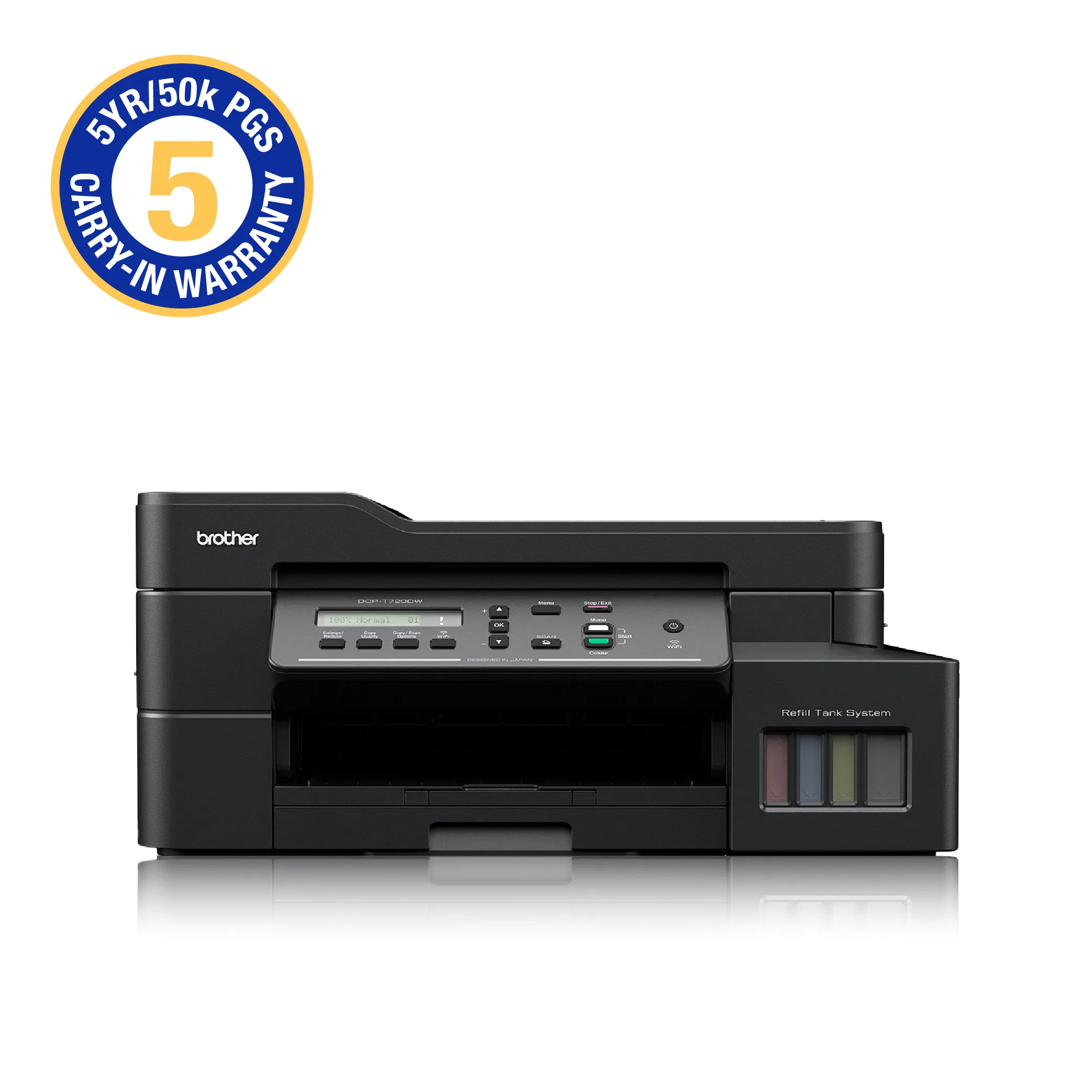 Printers - DCP-T520W Ink Tank Printer Wireless 3-in-1 multifunction ...